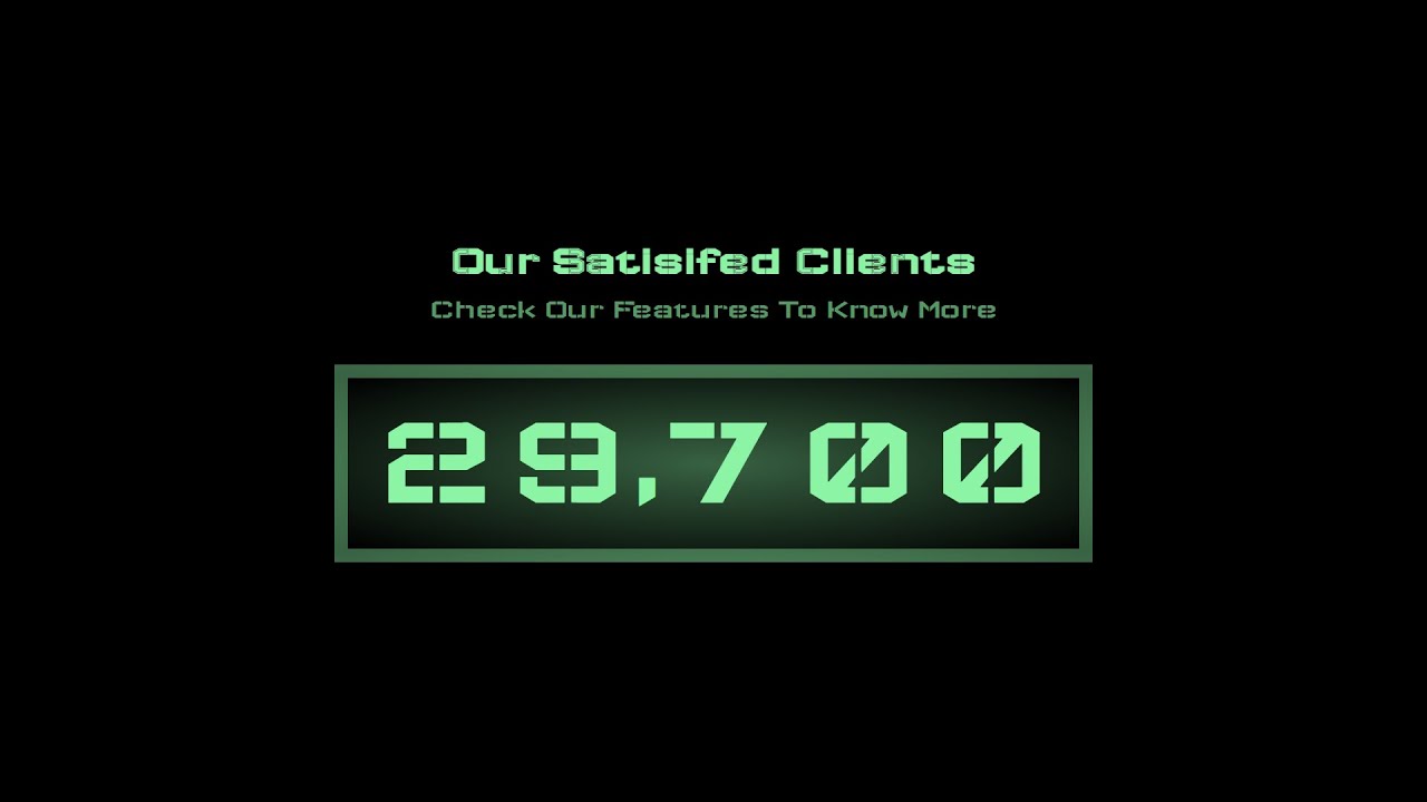 🔥Create a Stunning Client Counter with Odometer.js and CSS🔥