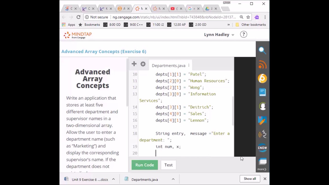 Java Unit 9 Exercise 6