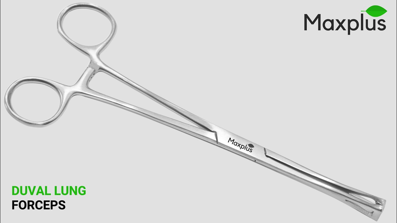 DUVAL LUNG FORCEPS BY MAX PLUS #surgicalinstruments