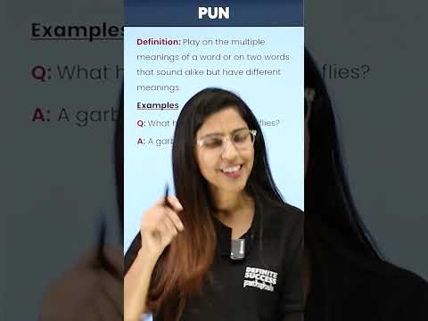 Learn English Literary Devices | Pun | Daily English Learning #cbse2023 #nehamam