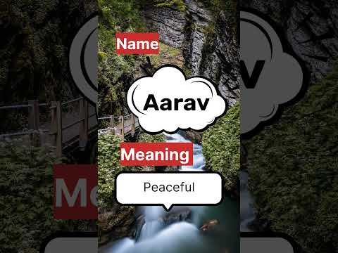 Aarav Name Meaning| Unique Names #babynames