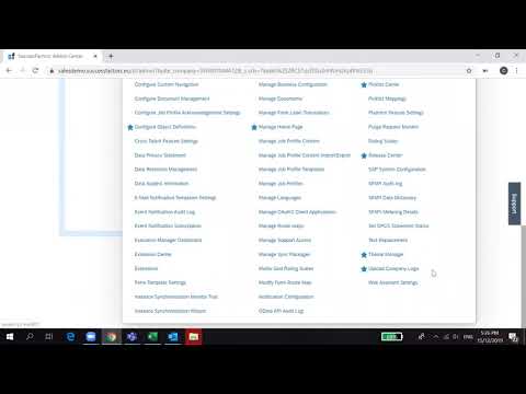 Successfactors - How to upload company Logo