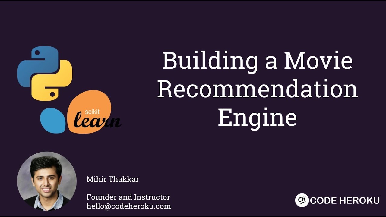 Building a Movie Recommendation Engine | Machine Learning Projects