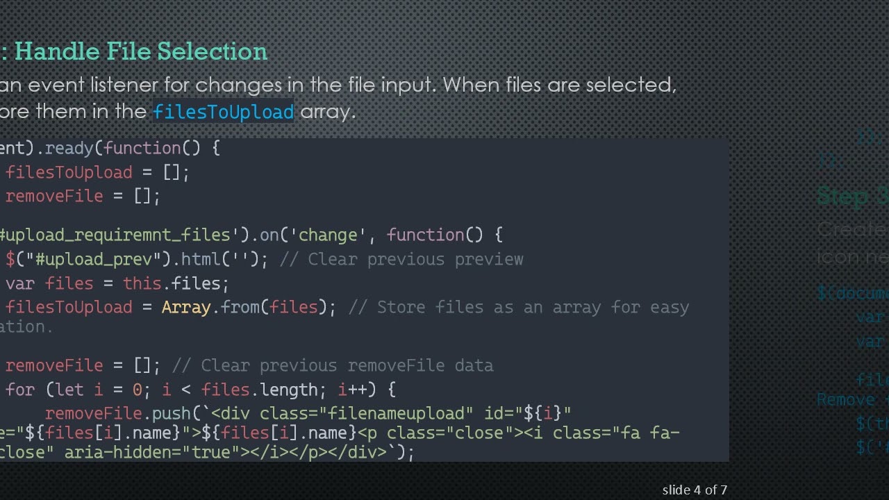 Solving the Multiple File Upload Challenge in Laravel with jQuery