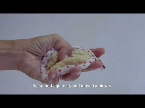 Natural Loofah Body Scrubber - plastic-free skincare routine