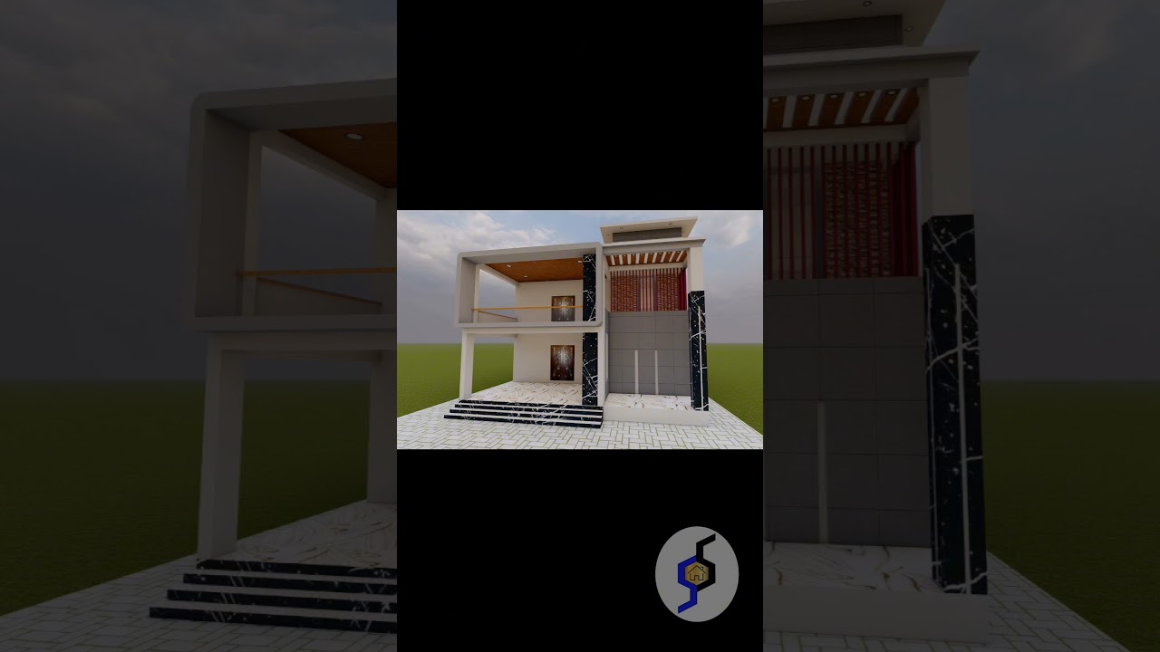moderate budget Indian building elevation design #civilengineer #elevation #design