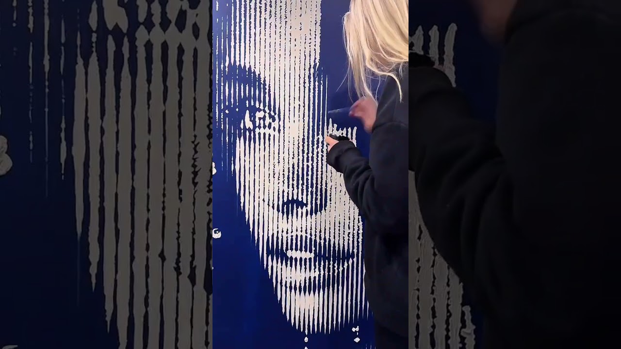 MOST SATISFYING OIL PAINTING TECHNIQUE || STRIPE PAINTING. ARTIST: montana_engels