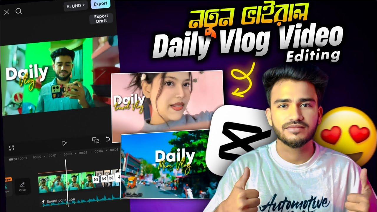 New Instagram Trending Daily Vlog Video Editing In CapCut | CapCut Viral Template Edit | Sakib Tech 