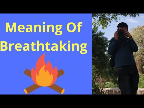 Breathtaking meaning in hindi
