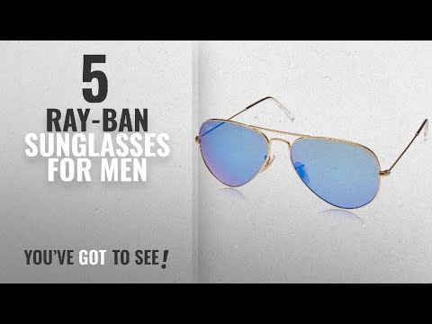 Top 10 Ray-Ban Sunglasses For Men [2018]: Ray-Ban Unisex RB3025 Aviator Sunglasses 58mm