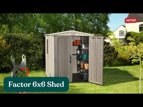 Factor 6x6 Resin Storage Shed - Keter