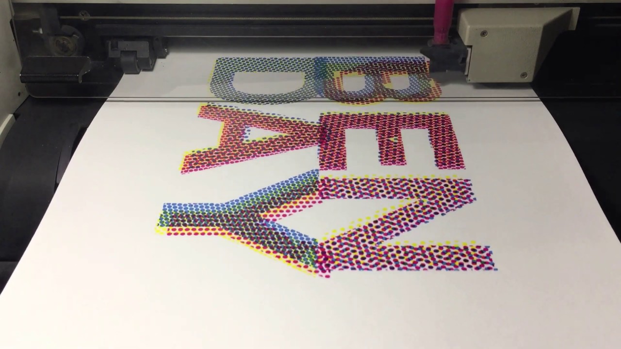Pen Plotter Ben Day (Time lapse)