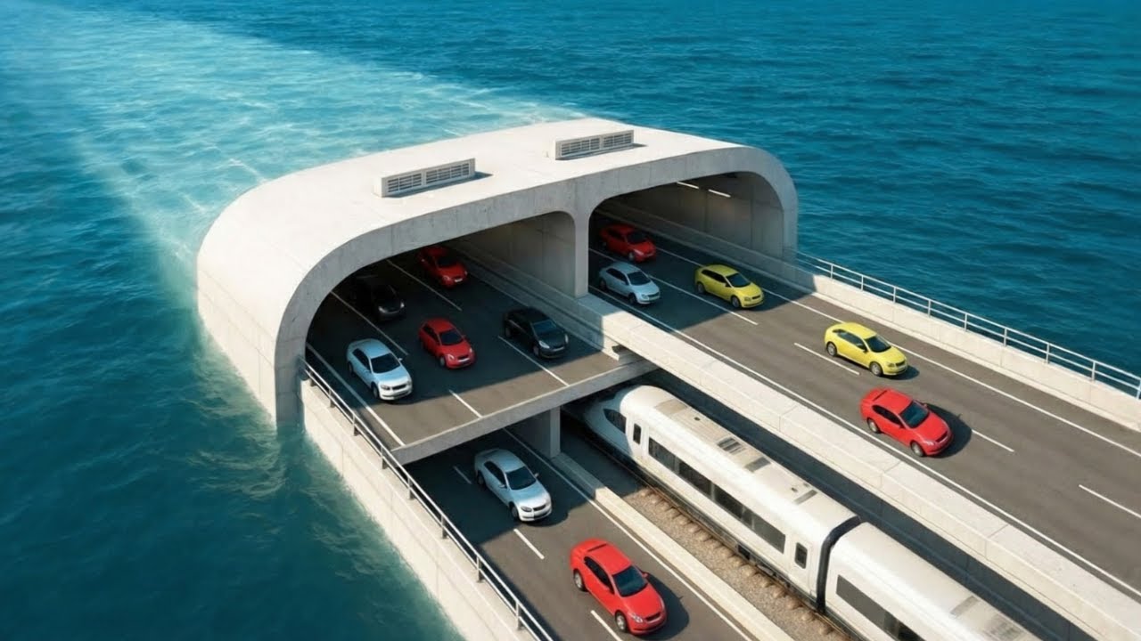Inside the World's Most Dangerous Underwater Construction Project - The $15B Mega Channel Tunnel