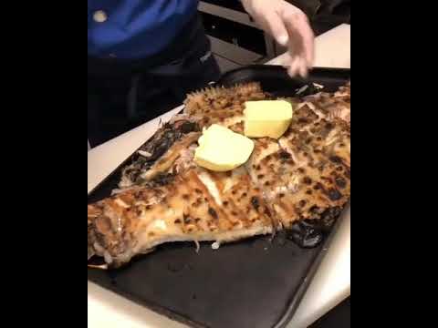 barbecue turbot fish sea food #Steakfriedfish #kingfishsteaks #turbot #seafood #bbqbeef #bbqfish