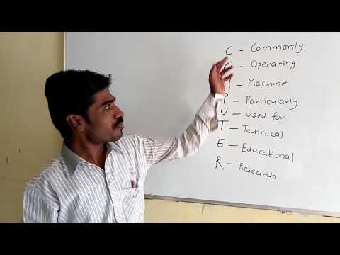 Meaning of Computer