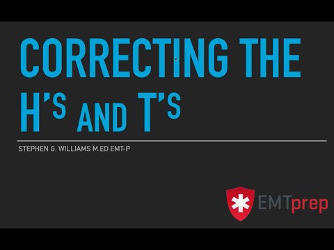 Correcting the H's and T's of ACLS - EMTprep.com