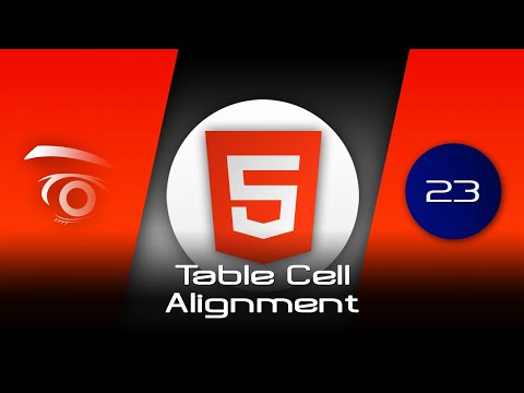 HTML Table Cell Alignment | Tutorial