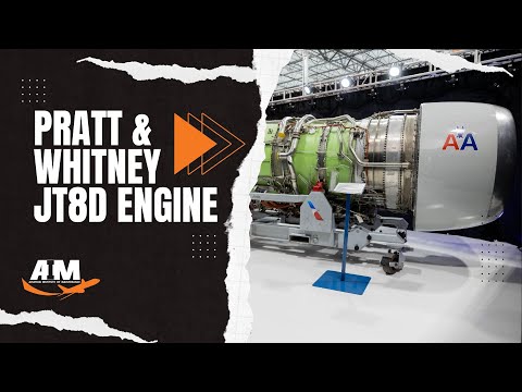 American Airlines Donate Pratt & Whitney JT8D Engine to AIM | Aviation Institute of Maintenance
