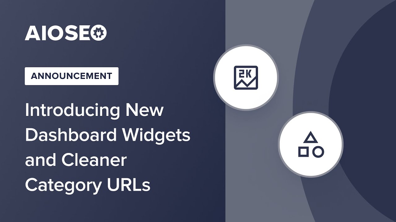 Introducing New Dashboard Widgets and Cleaner Category URLs