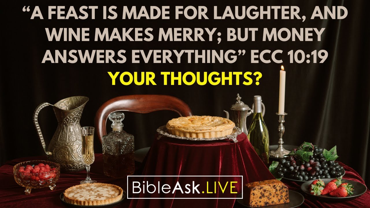 What are your thoughts on Ecclesiastes 10:19?