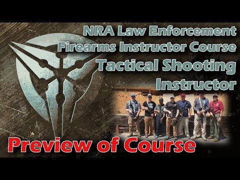 NRA LEO Firearms Instructor Course: Tactical Shooting Instructor (vlog)