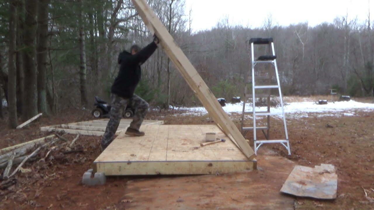Building a Simple Lean to Shed (Part 2)... Building The Walls
