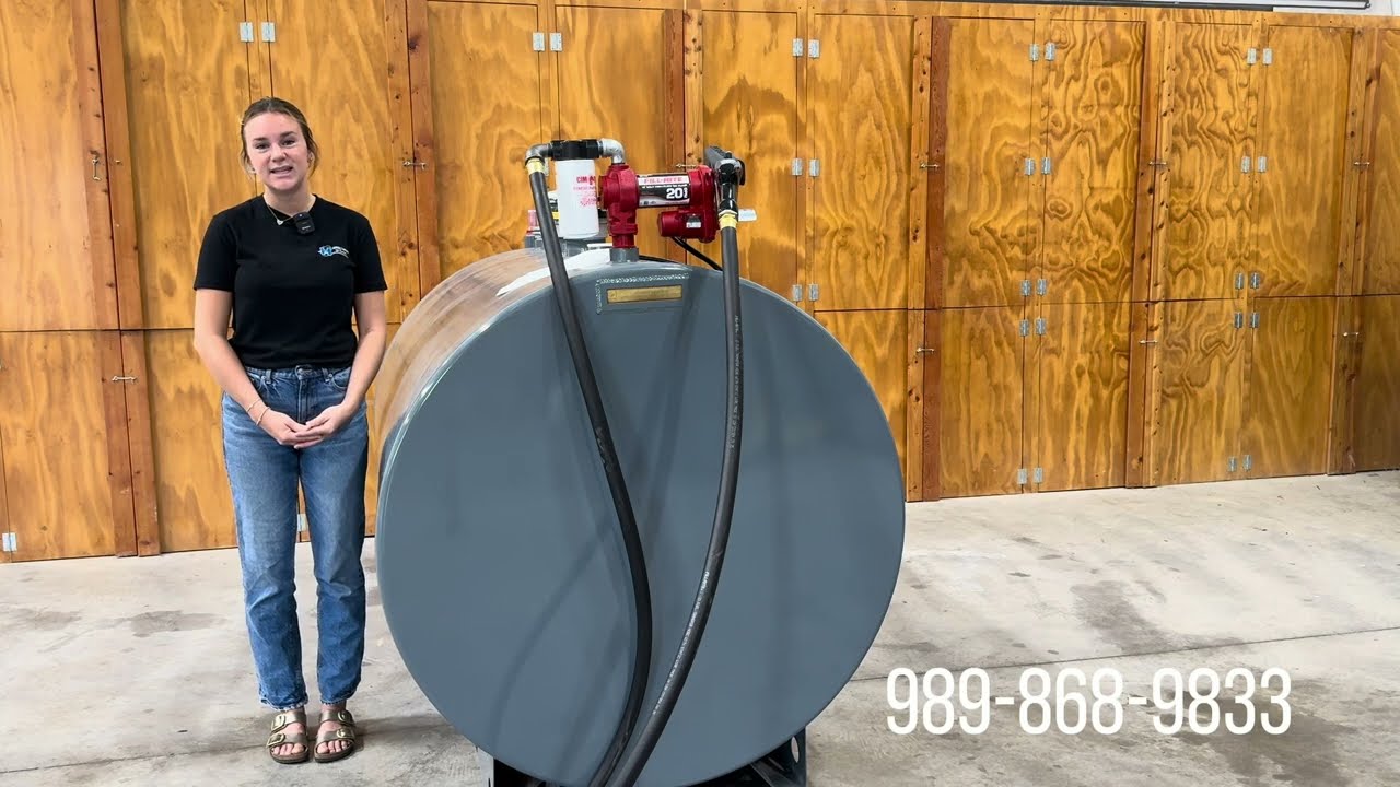 500 Gallon Double Wall Fuel Tank Features & Options | Hirschman Oil Supply