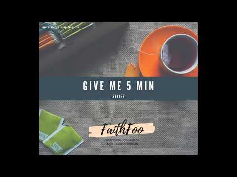 5 min series #1 - A Cure for Fear