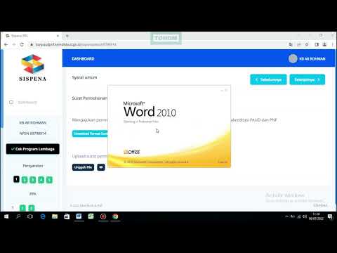Cara Login dan isi Sispena BAN PAUD