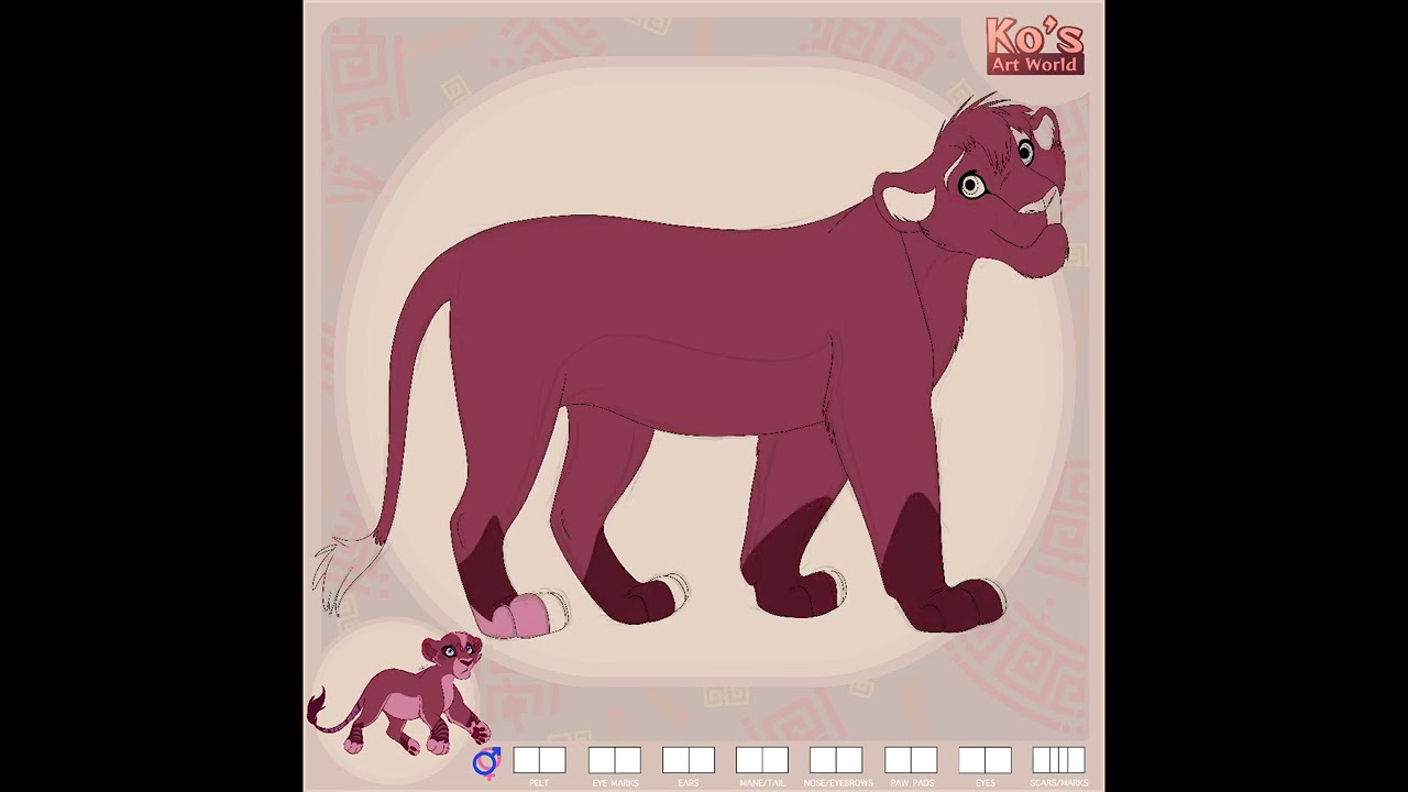 Red Marks Design 1 (ADOPTABLE)