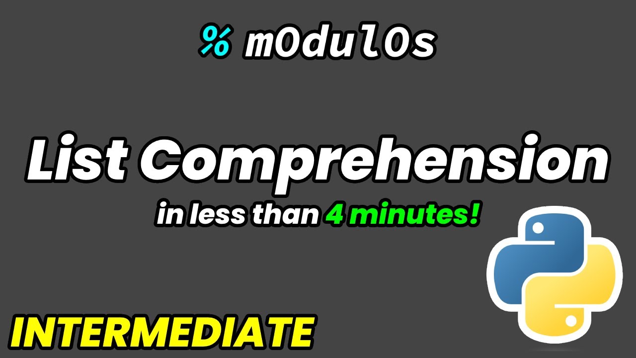 Make Your PYTHON Code Look Clean With LIST COMPREHENSION!