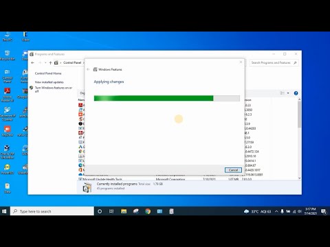 Install Net Framework 3 5 on Windows 10