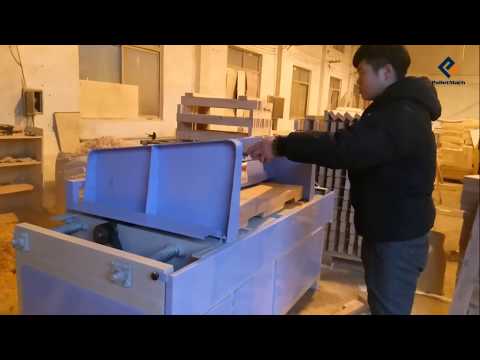 Pallet stringer slot making machine double slot