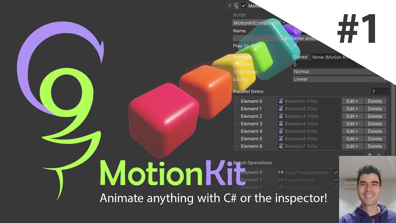 MotionKit Tutorial 1 - Scale up and down animation with the MotionKitComponent