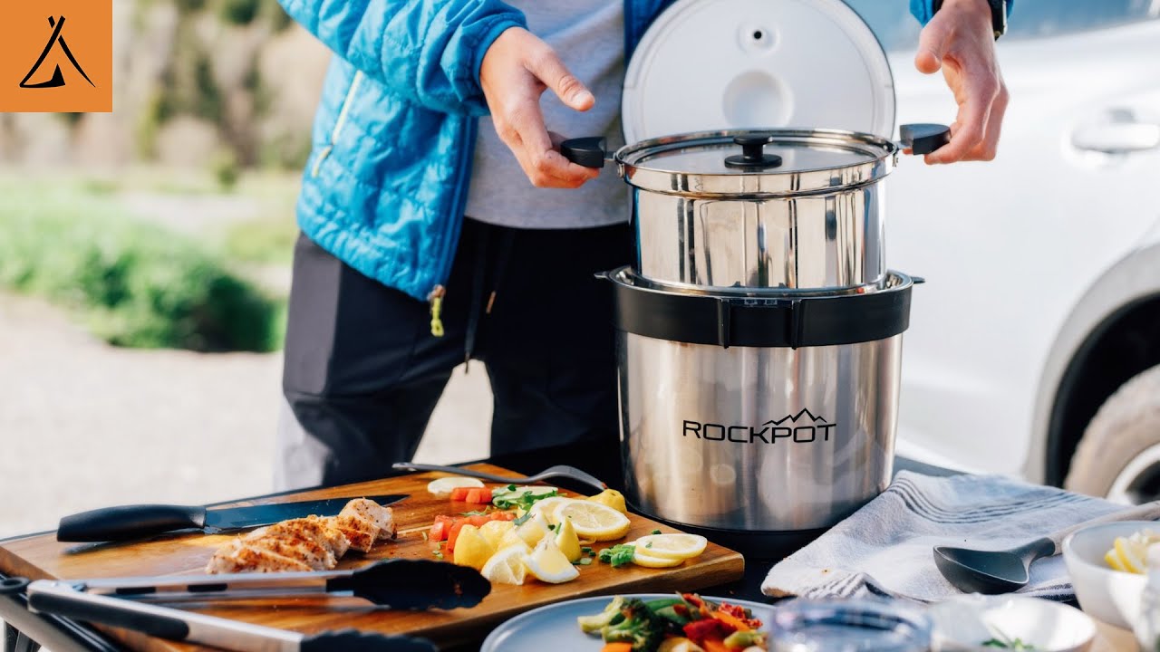 Portable Cooker For Camping - RockPot