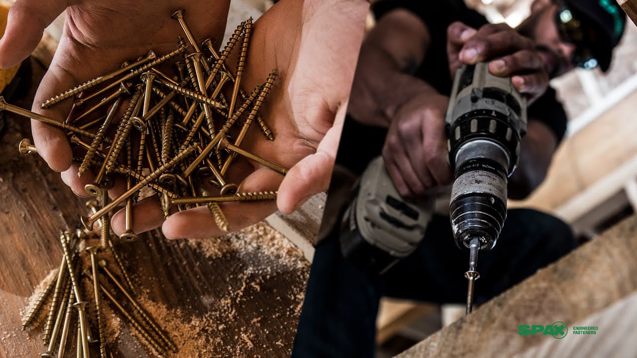 SPAX Multi-Material Yellow Zinc Framing Construction Screws