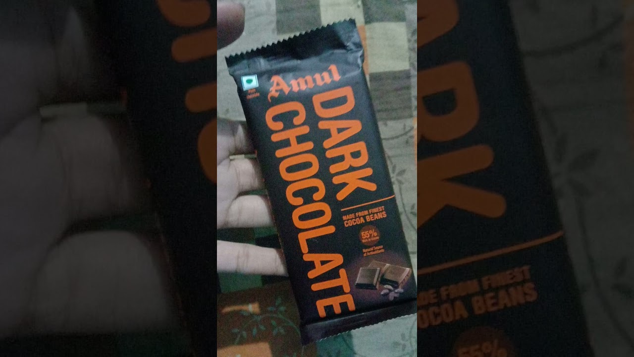 Small size Amul dark chocolate🍰 #darkchocolate