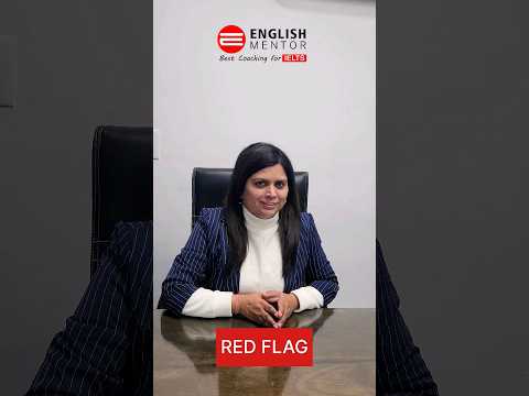 "Red Flag" meaning and examples!! #redflag #englishmentor #english #learnenglish