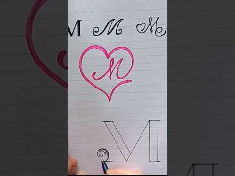 Alphabet M in different styles/M letter tattoo #calligraphy #tattoo