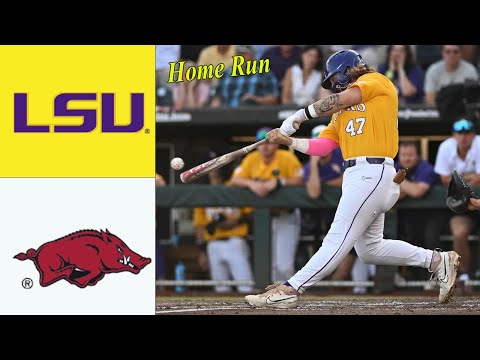 LSU Tigers vs Arkansas Razorbacks [GAME CRAZY] | Jun 18, 2025 | Men's College World Series