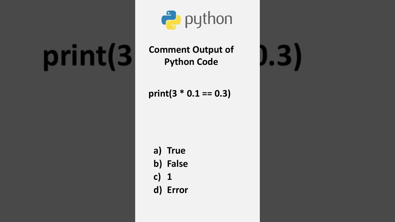 Python Quiz Challenge #codewithtj