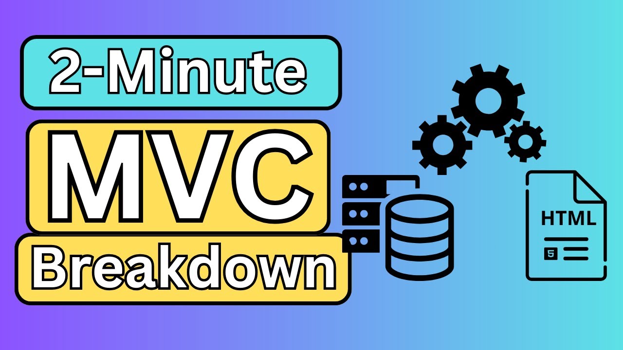 MVC Explained : Understand MVC in 2 Minutes or Less