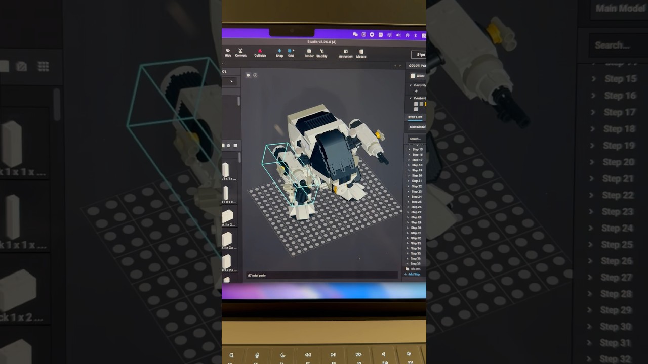 Build Lego models on your computer #lego #legos #legocity