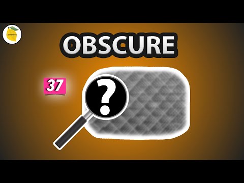 Obscure Meaning | Synonym | Antonym | Do YOU know this word of the day? | Take the quiz | #37