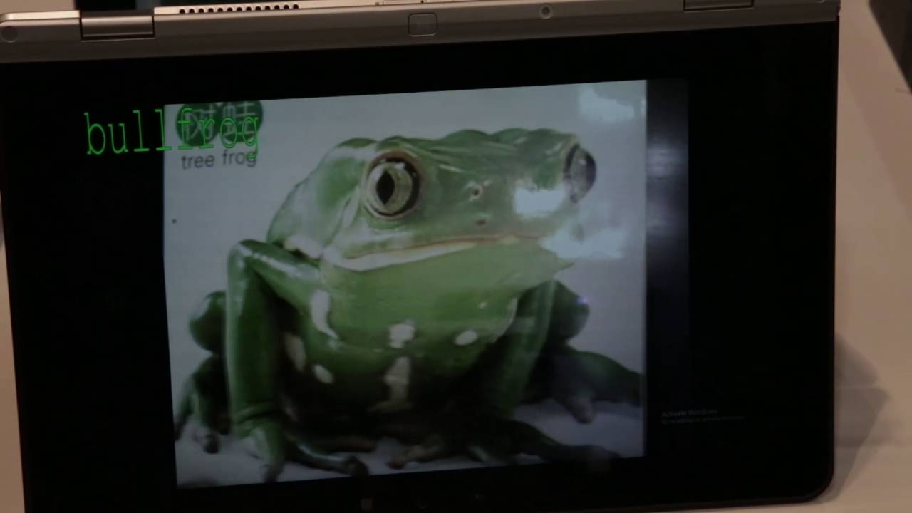 Intel Demonstration of Deep Learning-based, GPU-Accelerated Object Recognition