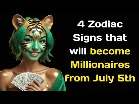 The astrologer named 4 Zodiac Signs that will become Millionaires from July 5th