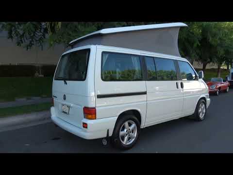2002 VW Eurovan Westfalia Pop Top Camper for sale at West Coast Classics, Torrance, California.