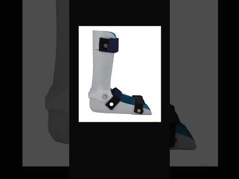 Hinge AFO allows ankle movement.perfect if you’ve got some muscle control.#orthosis #footdrop