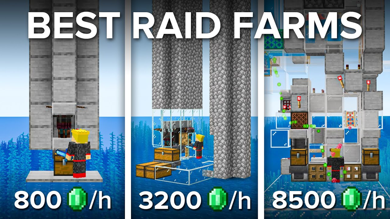 4 Raid Farms WORTH Building in Minecraft 1.21.2+ - Minecraft Builders