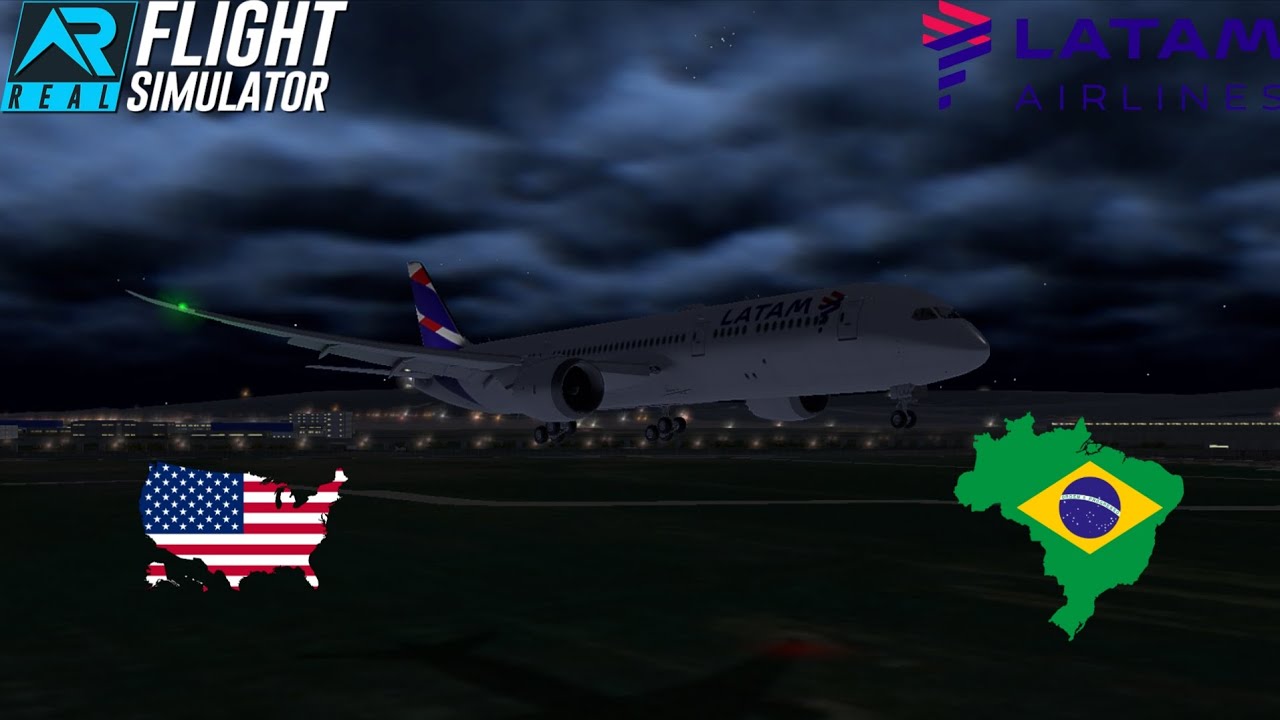 RFS - Real Flight Simulator | Miami (MIA) to São Paulo (GRU) | LATAM Airlines Brasil